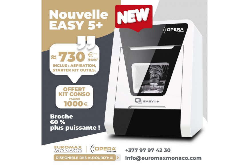 Easy 5+ usineuse 5 axes à sec : Nouvelle apparence et meilleures ...