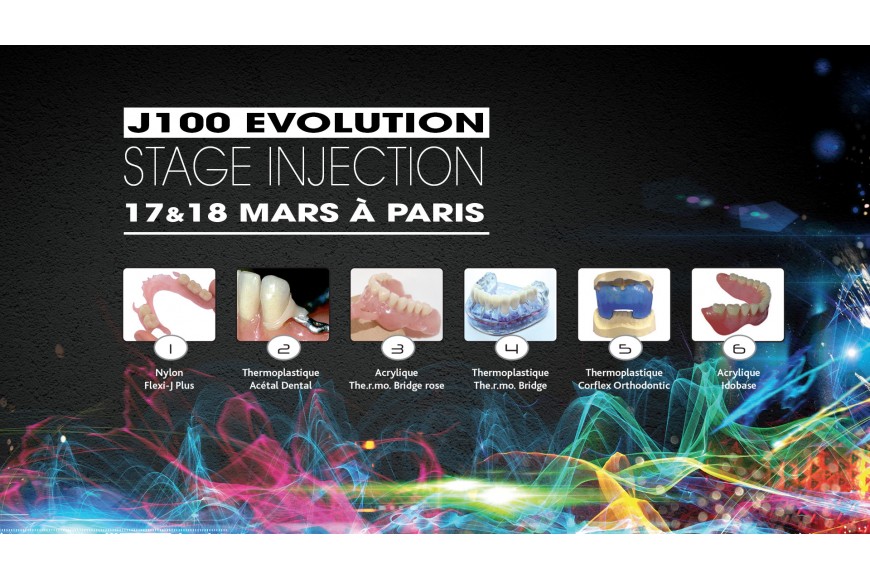 Système d'injection sur le système J100 Evolution Pressing Dental